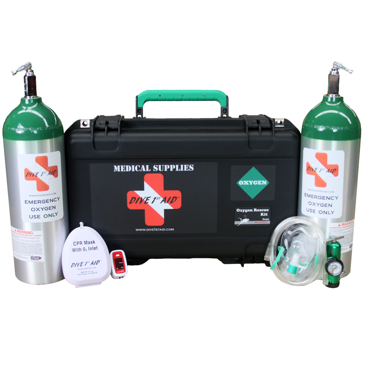 Oxygen Rescue Kit (Double) | Dive 1st Aid